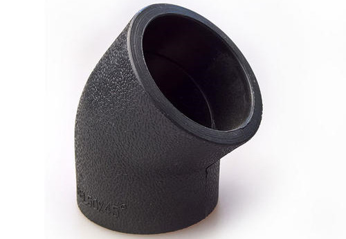 Elongation At Break Water 45 ° Butt Elbow HDPE Pipe Fittings