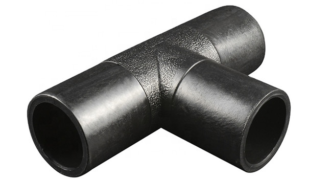 SCH40 DN20-110 HDPE Pipe Compression Fittings HDPE Tee